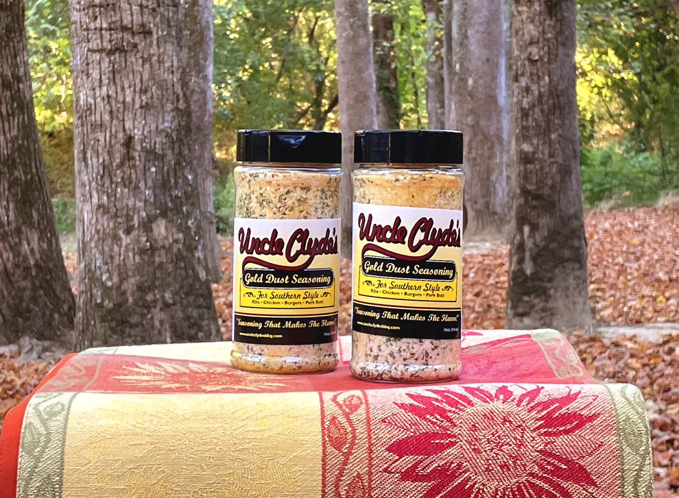 Uncle Clyde's Gold Dust Seasoning – Uncle Clyde's Gourmet BBQ